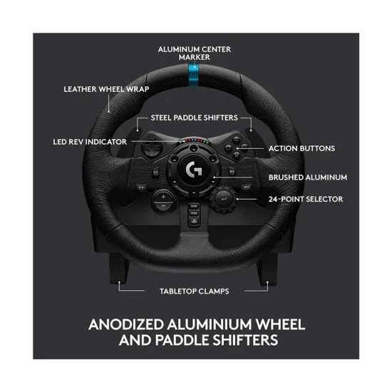Logitech G923 TRUEFORCE Gaming Racing Wheel #941-000163 price in ...