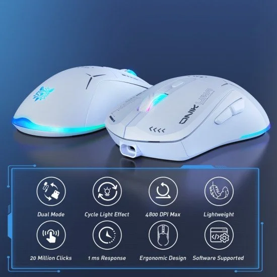 ONIKUMA CW917 RGB Dual Mode Wired + Wireless Gaming Mouse Price in ...