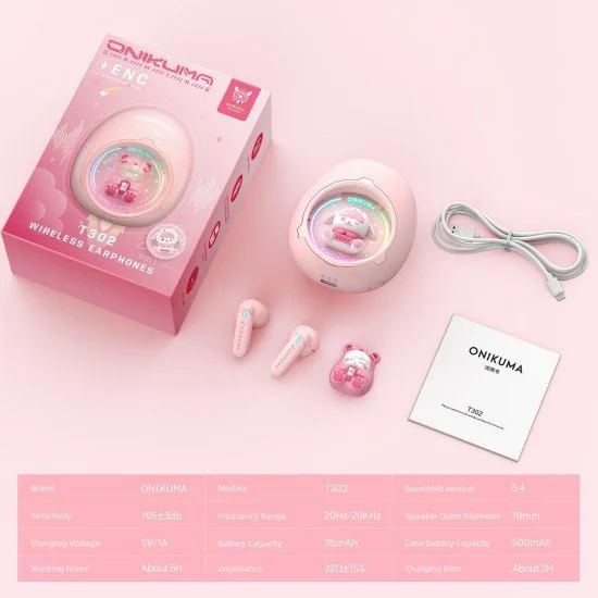 Onikuma T302 Wireless Earbuds Price in Bangladesh | Monarch IT