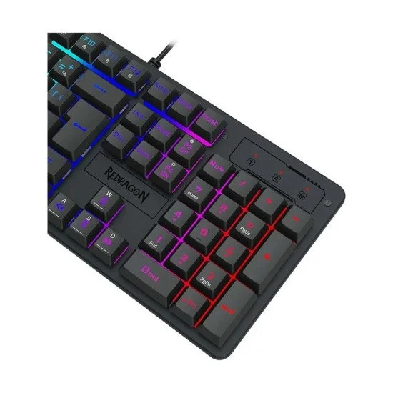 Redragon Netherbane K521 Wired Black Gaming Keyboard #K521-Rainbow ...