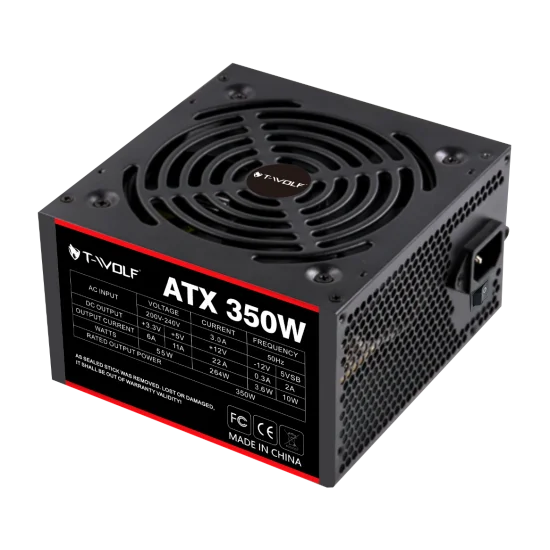 T-wolf ATX 350W Power Supply with power cable price in bangladesh ...
