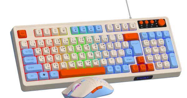 T-wolf TF100 Gaming Keyboard and mouse combo | Monarch IT