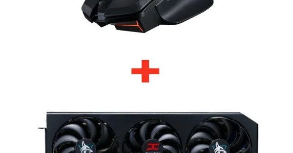 PowerColor Hellhound RX 9070 XT OC & ALPHYN AM10 Wireless Gaming Mouse ...